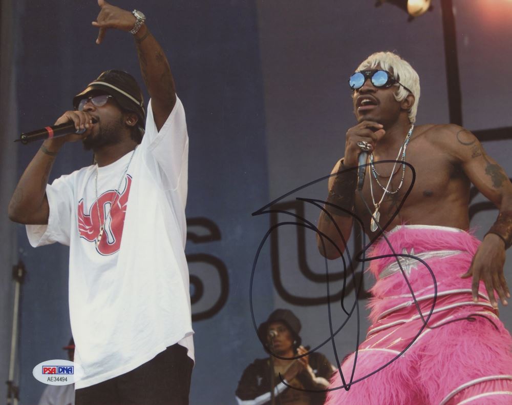 Andre 3000 Signed 8x10 Photo (PSA COA)