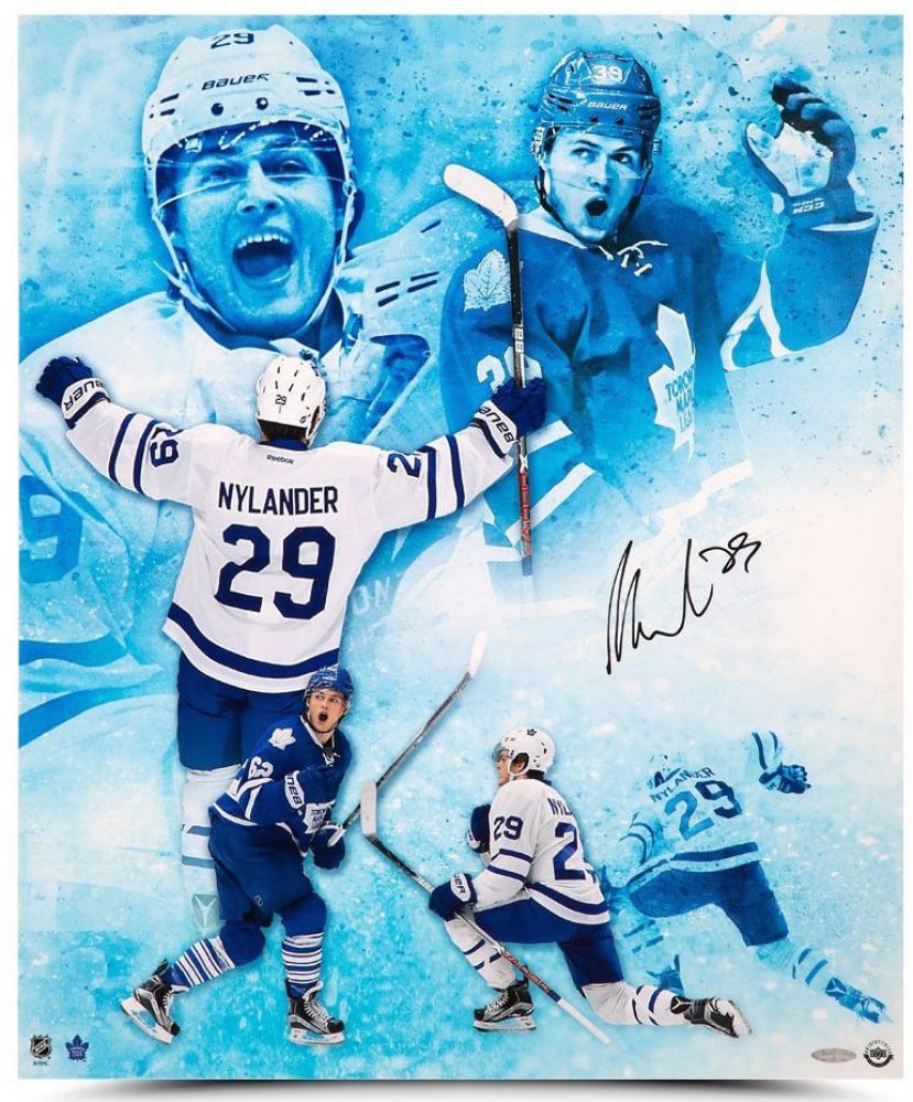William Nylander Signed Maple Leafs "Celebration" 20x24 Photo (UDA COA)