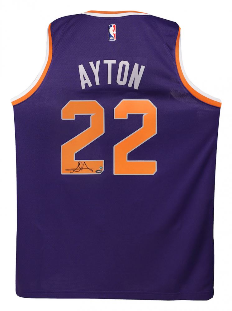 Deandre Ayton Signed Suns Nike Jersey (Game Day Legends COA Steiner COA)