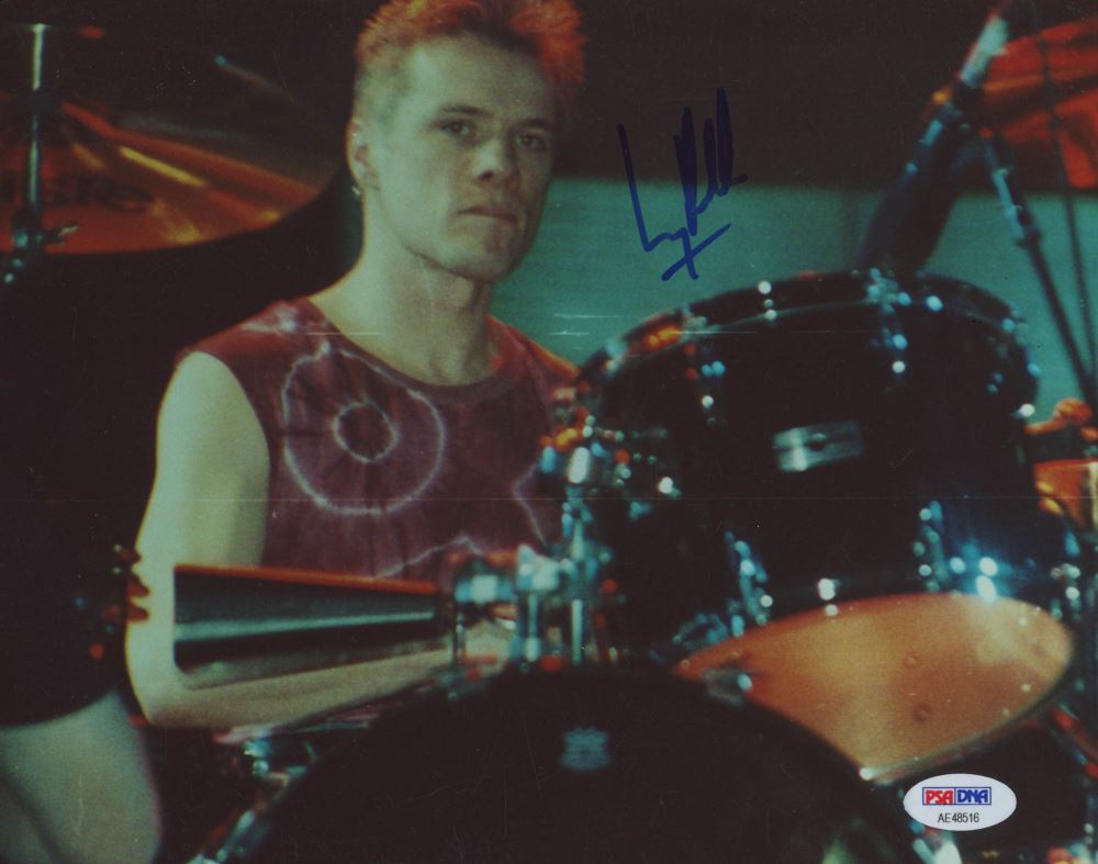 Larry Mullen Jr. Signed "U2" 8x10 Photo (PSA COA)