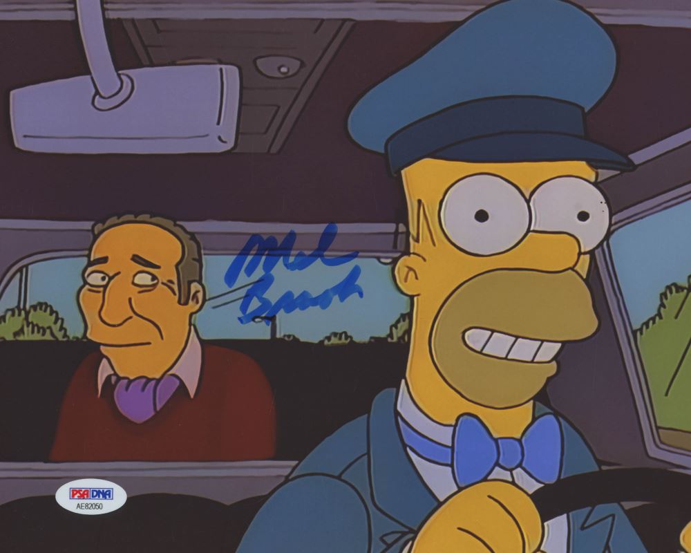 Mel Brooks Signed "The Simpsons" 8x10 Photo (PSA COA)