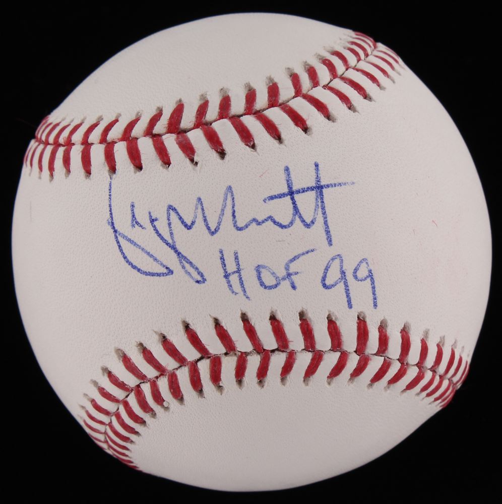 George Brett Signed OML Baseball Inscribed "HOF 99" (Beckett COA)