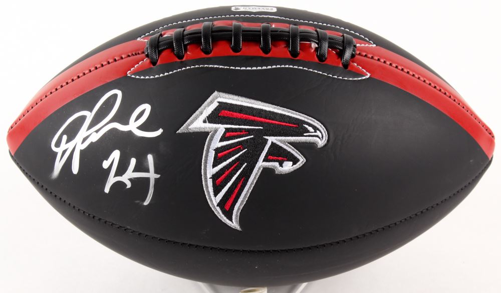 Devonta Freeman Signed Falcons Logo Football (Radtke COA)