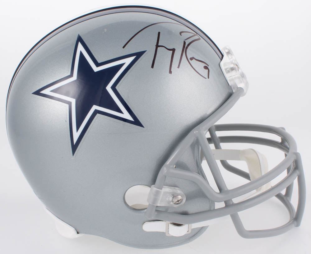 Tony Romo Signed Cowboys Full-Size Helmet (Beckett COA)