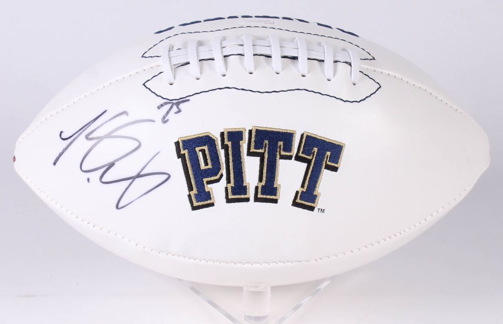 LeSean McCoy Signed Pittsburgh Panthers Logo Football (JSA COA)