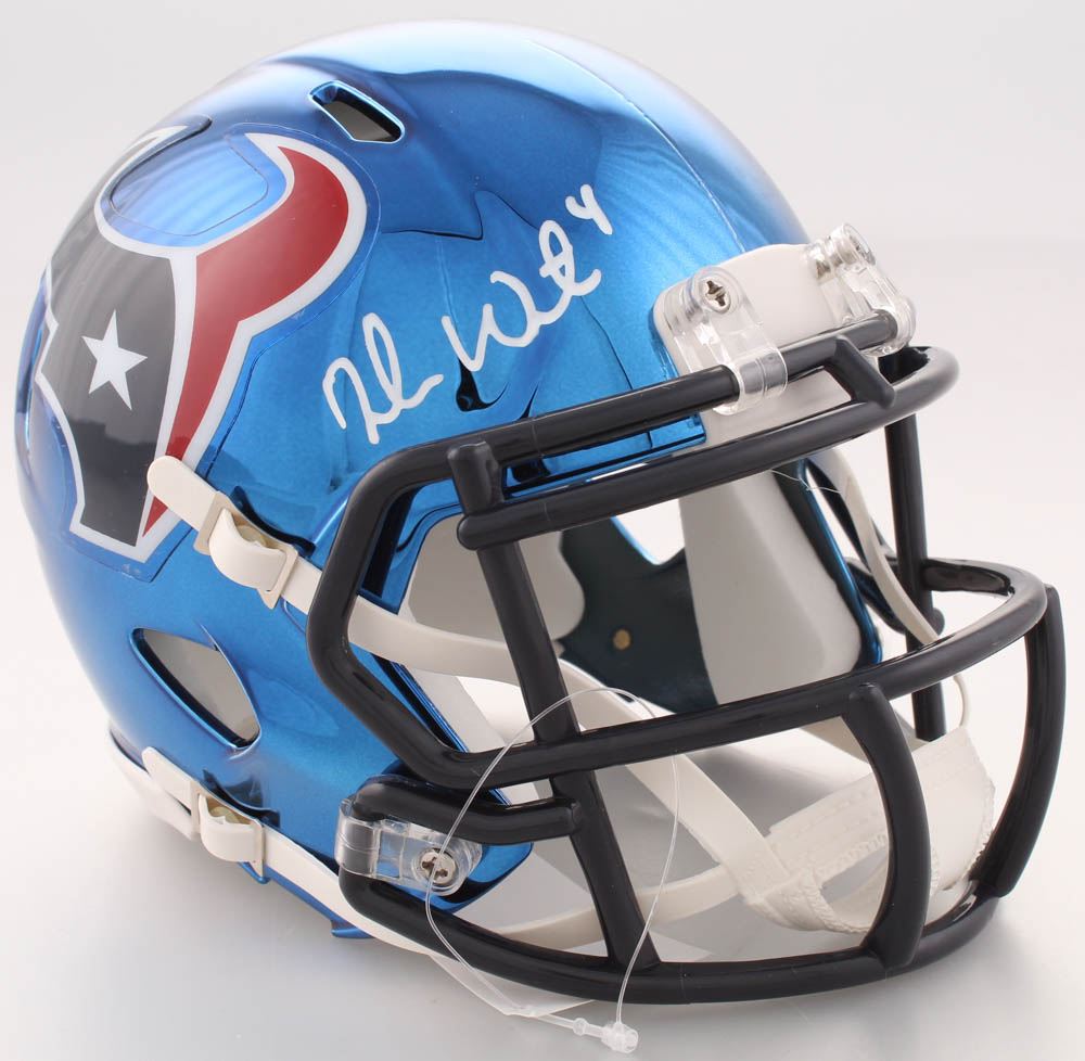 Deshaun Watson Signed Texans Chrome Speed Mini-Helmet (JSA COA)