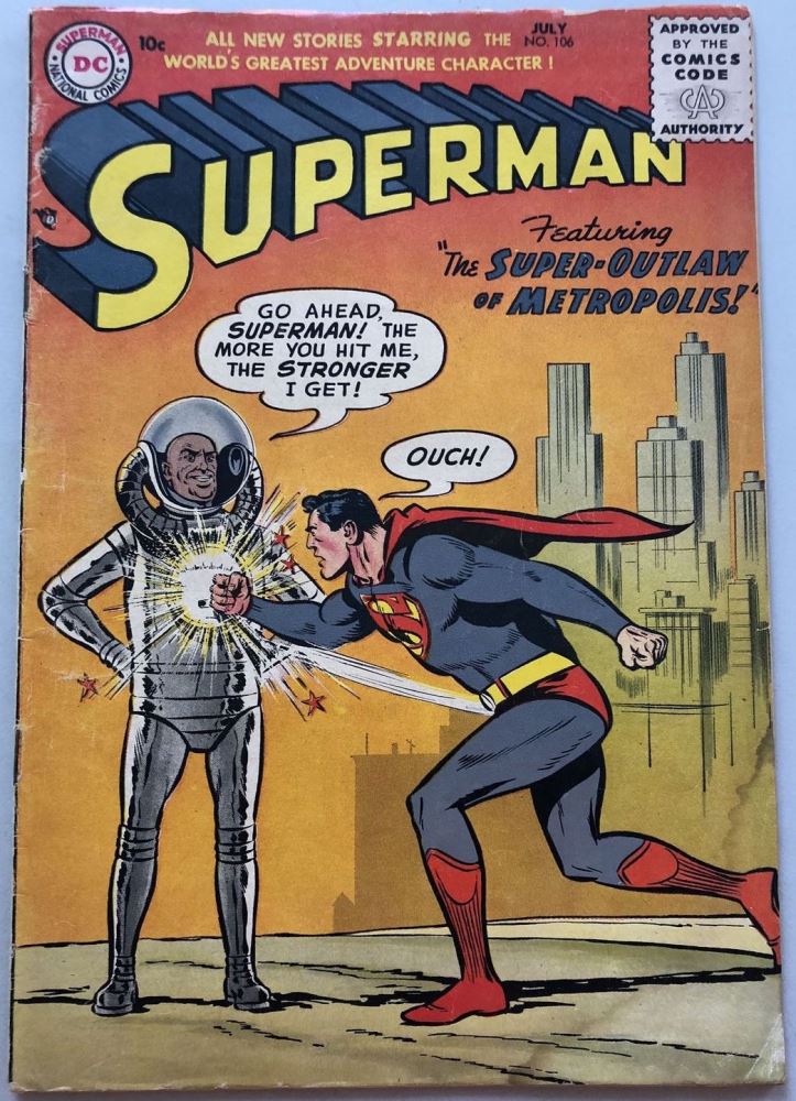1956 DC Superman #106 1st Volume Comic Book