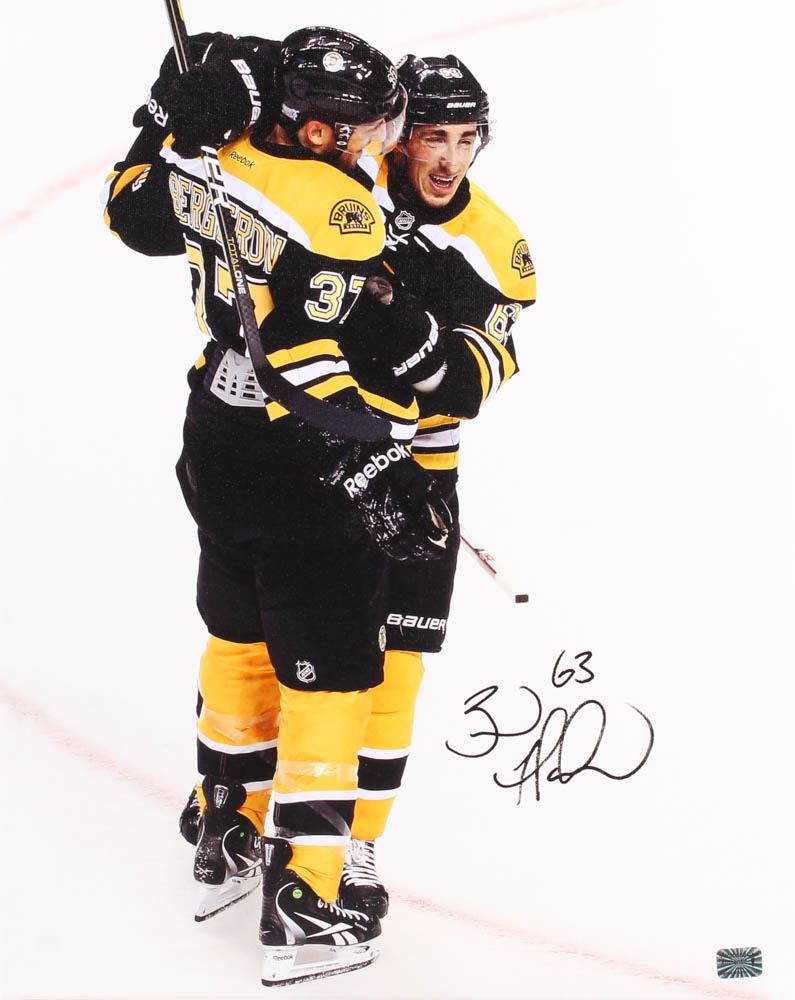 Brad Marchand Signed Boston Bruins 16x20 Stretched Canvas (Your Sports ...