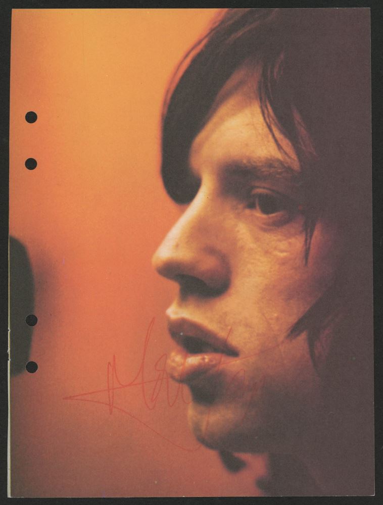Mick Jagger Signed 6x9 Photo (JSA ALOA)