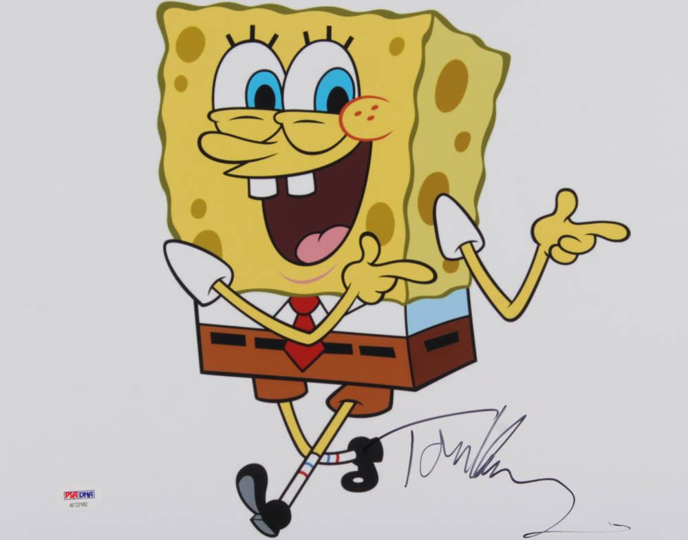 Tom Kenny Signed "SpongeBob SquarePants" 11x14 Photo (PSA COA)