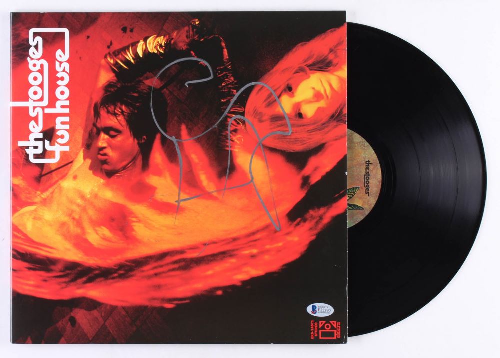 Iggy Pop Signed The Stooges "Fun House" Vinyl Record Album (Beckett COA)