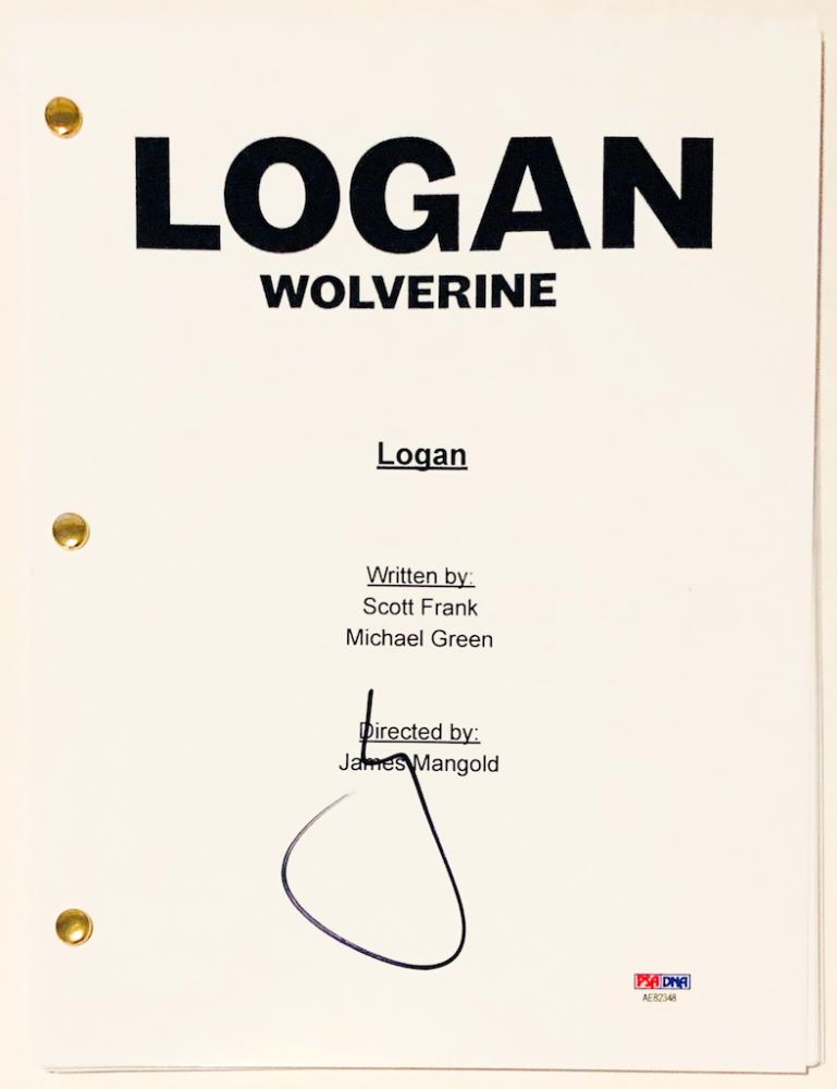 Hugh Jackman Signed "Logan" Full Movie Script (PSA COA)