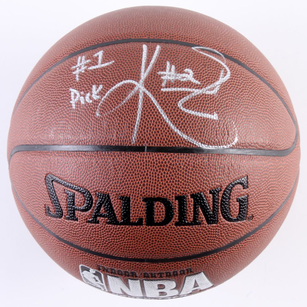 Kyrie Irving Signed NBA Basketball Inscribed "#1 Pick" (PSA COA)