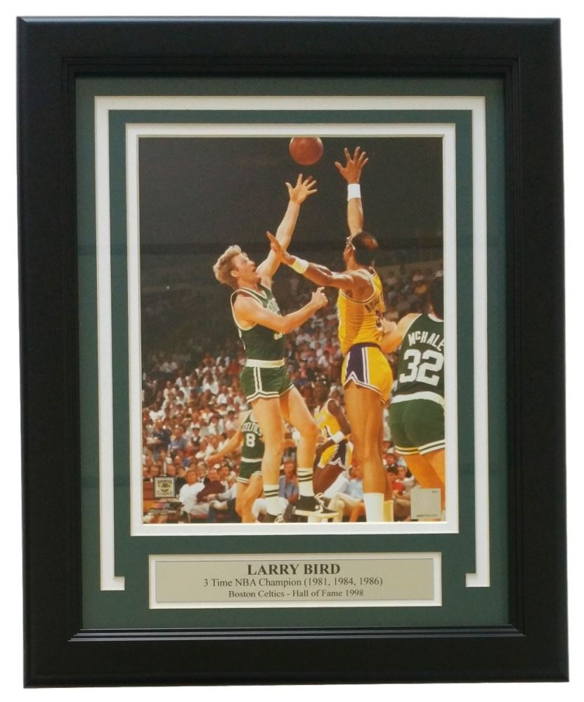 Larry Bird Boston Celtics 11x14 Custom Framed Photo Display