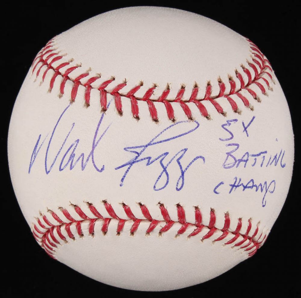 Wade Boggs Signed OML Baseball Inscribed "5x Batting Champ" (JSA COA)