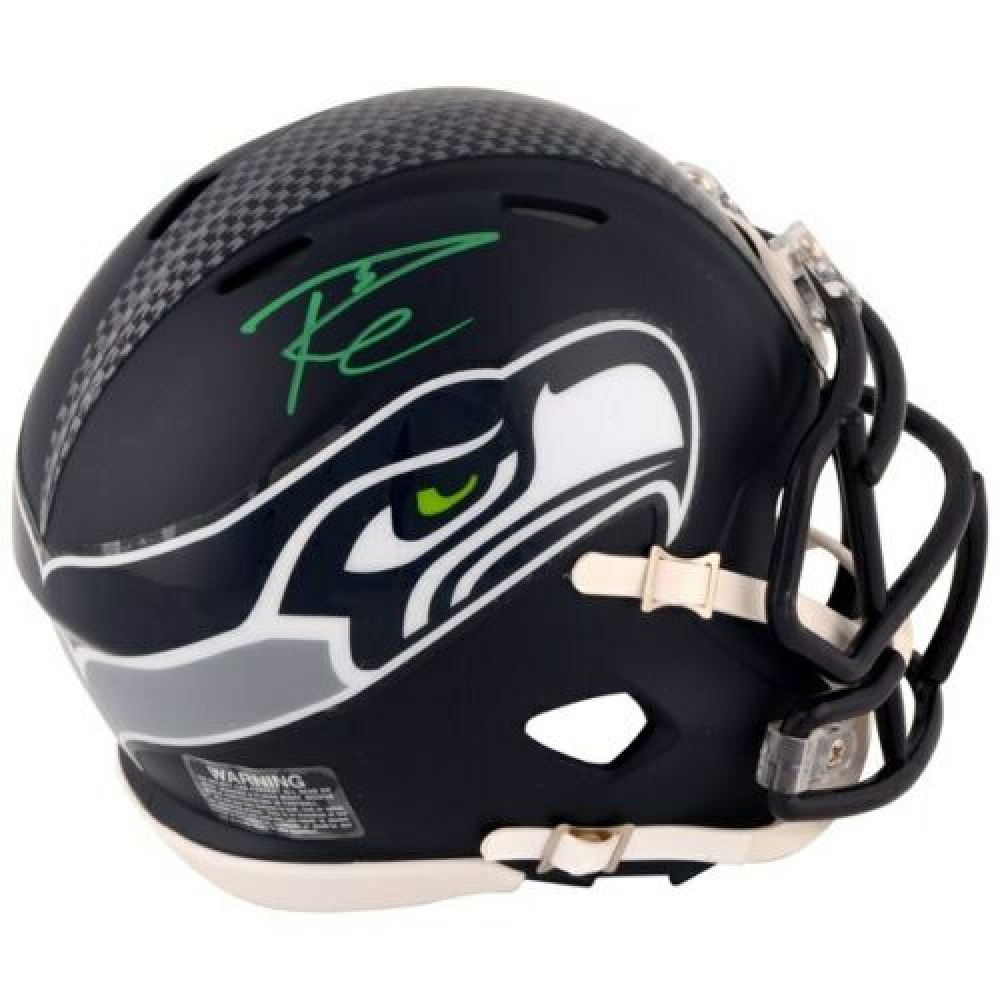 Russell Wilson Signed Seattle Seahawks Mini Speed Helmet (Fanatics ...