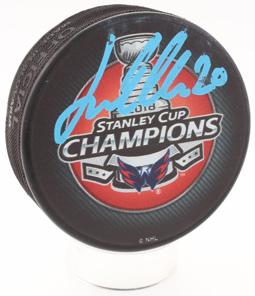 Lars Eller Signed Washington Capitals 2018 Stanley Cup Champions Hockey ...