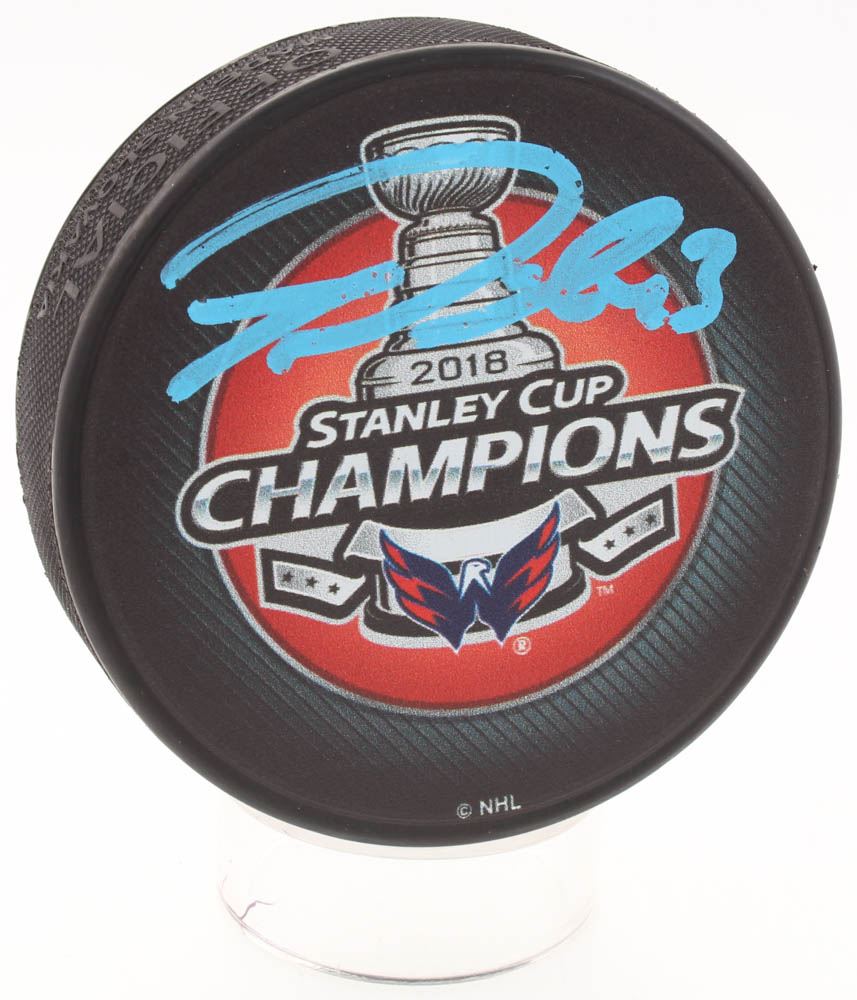 Tom Wilson Signed Washington Capitals 2018 Stanley Cup Champions Hockey ...
