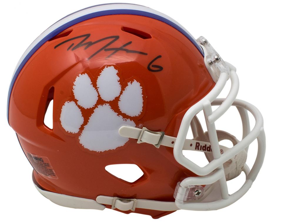 DeAndre Hopkins Signed Clemson Tigers Speed Mini-Helmet (JSA COA)