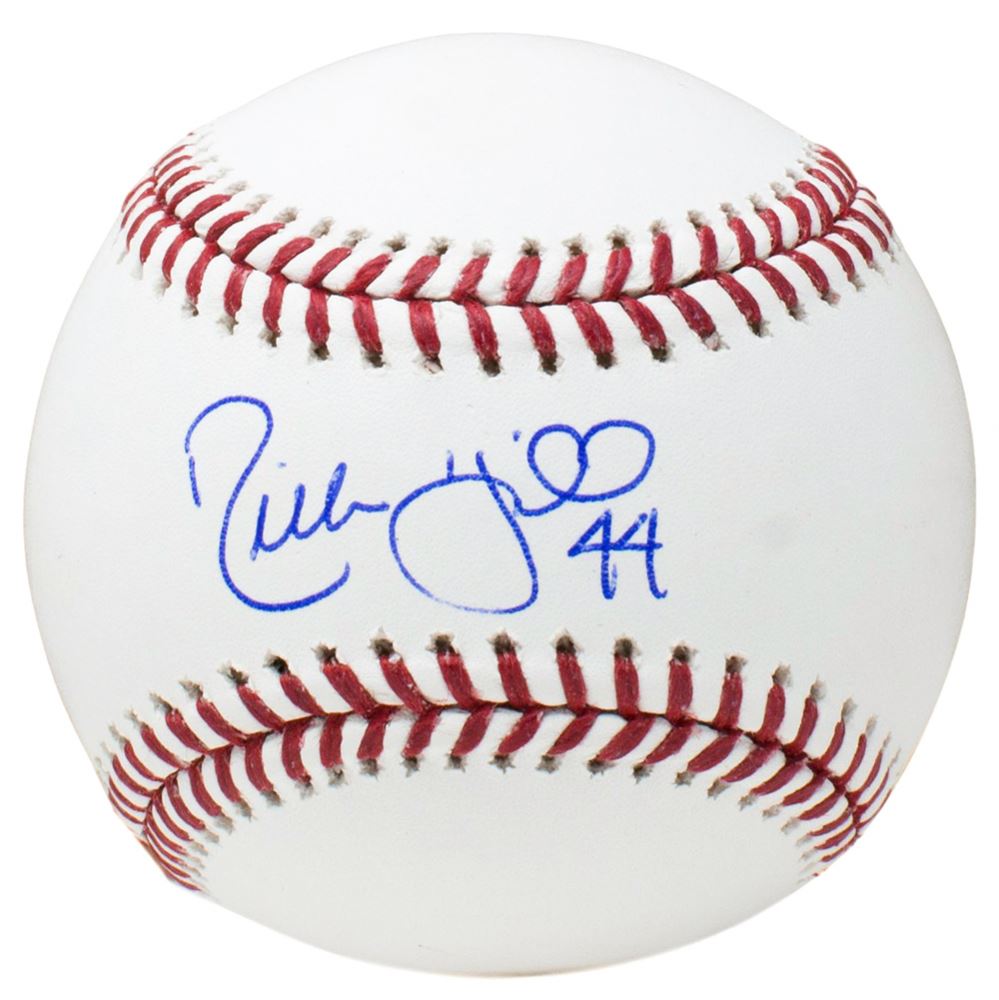 Rich Hill Signed OML Baseball (Beckett COA)
