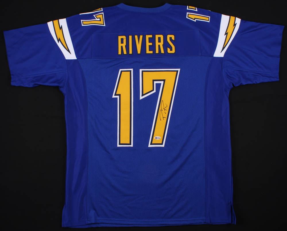 Philip Rivers Signed Los Angeles Chargers Jersey (Beckett COA) Philip Rivers Signed Los Angeles Chargers Jersey (Beckett COA)
