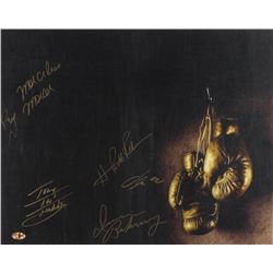 Boxing 16x20 Photo Signed by (5) with Tony Tubbs, Ray Mercer, Iran ...