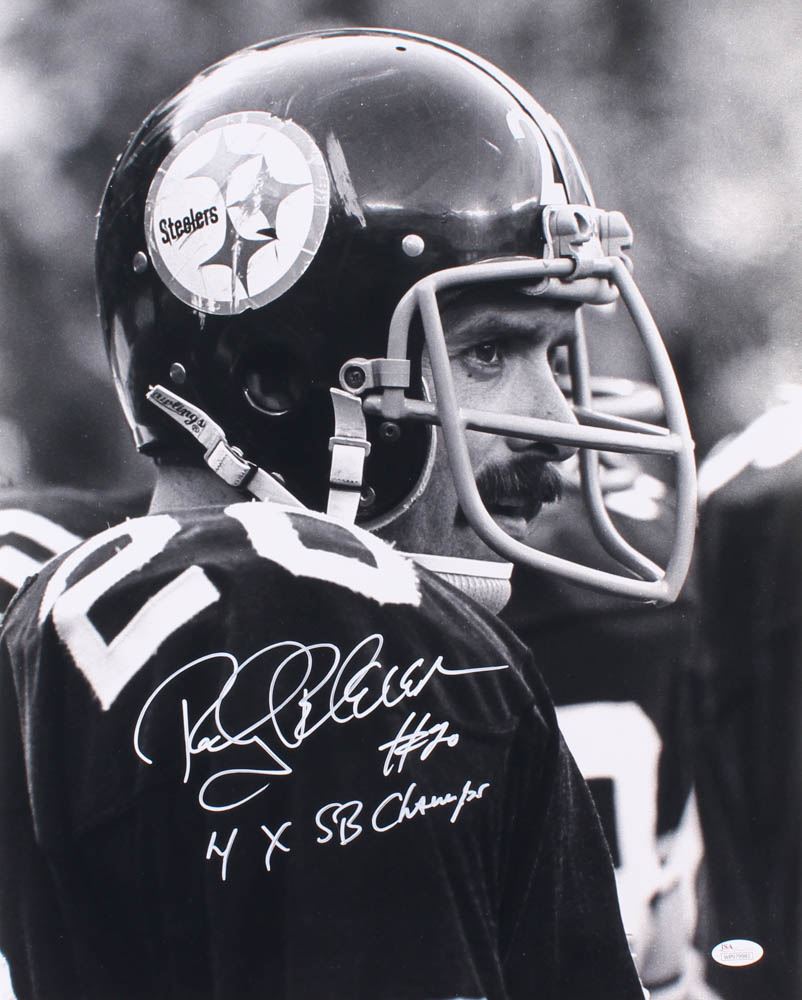 Rocky Bleier Signed Pittsburgh Steelers 16x20 Photo Inscribed "4x SB ...