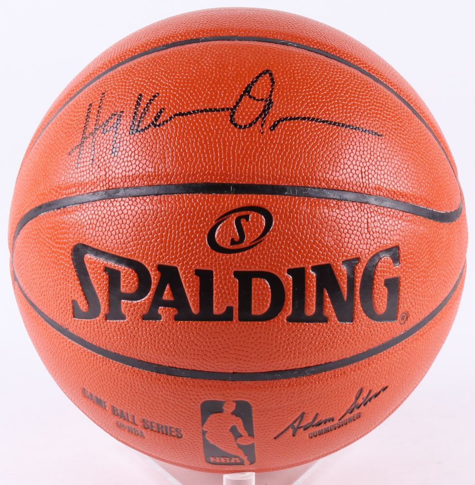 Hakeem Olajuwon Signed NBA Game Ball Series Basketball (JSA COA)