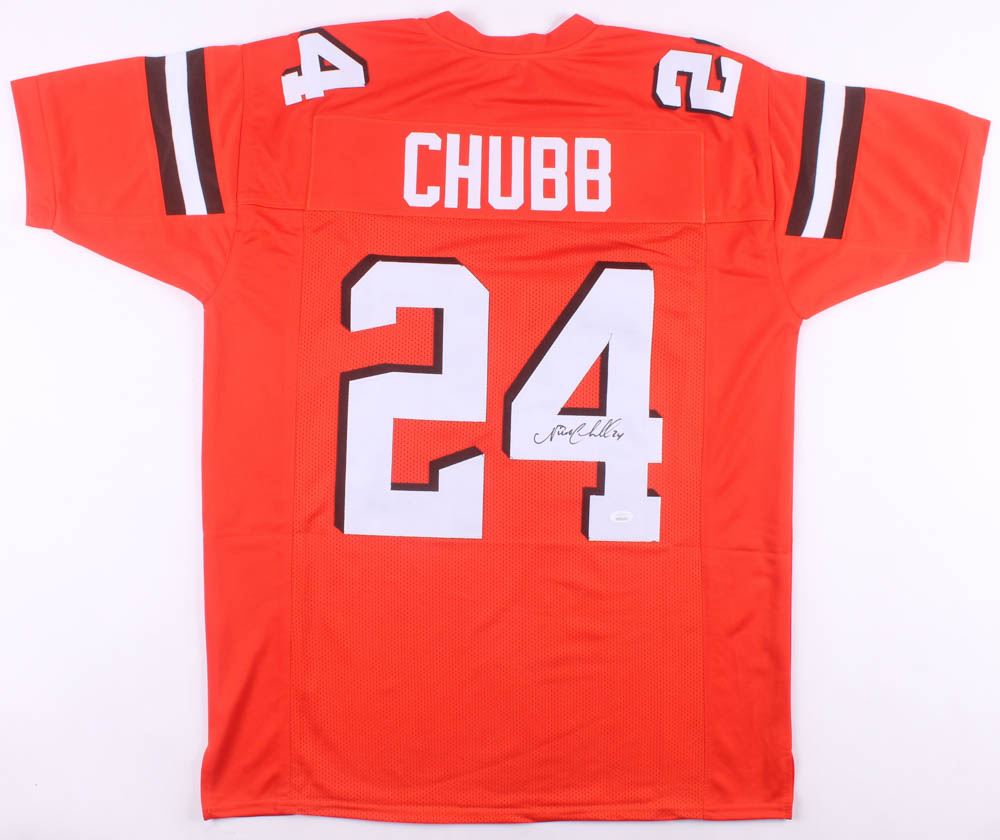 Nick Chubb Signed Cleveland Browns Jersey (JSA COA)