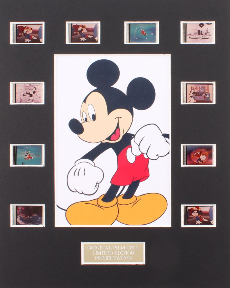 "Mickey Mouse" LE 8x10 Custom Matted Original Film / Movie Cell Display