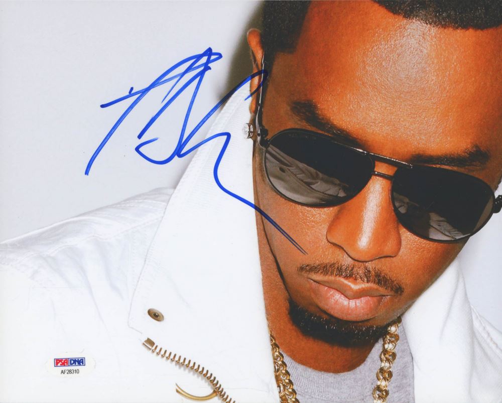 P. Diddy Signed 8x10 Photo (PSA COA)