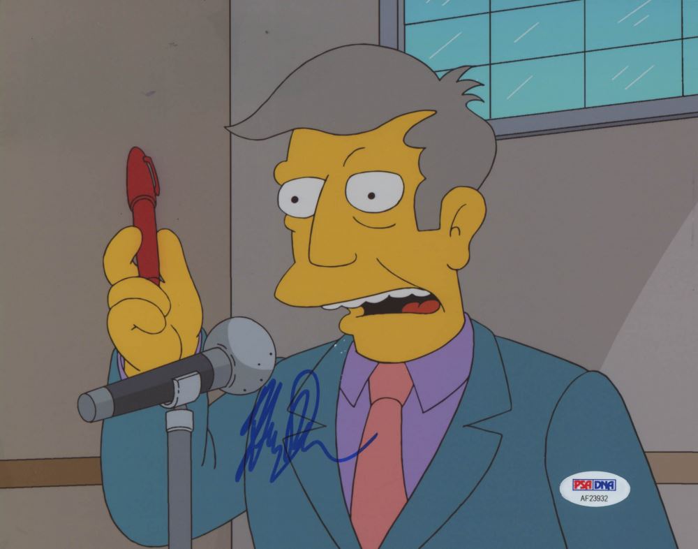 Harry Shearer Signed "The Simpsons" 8x10 Photo (PSA COA)