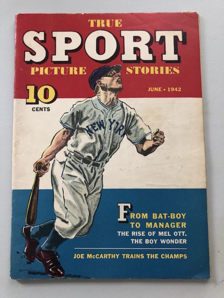 1942 "Mickey Mantle" Issue #7 Vol. 1 True Sport Picture Stories Comic Book