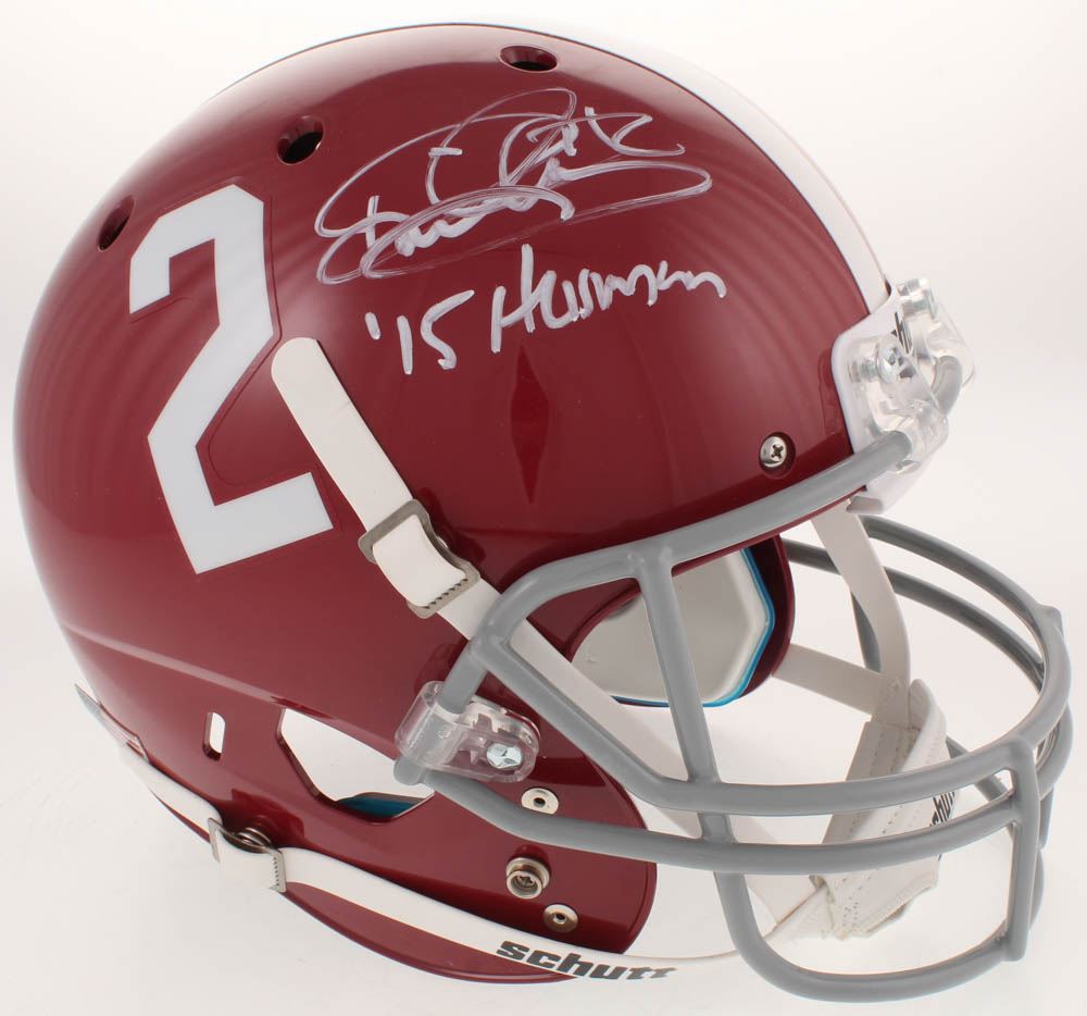 Derrick Henry Signed Alabama Crimson Tide Full-Size Helmet Inscribed ...