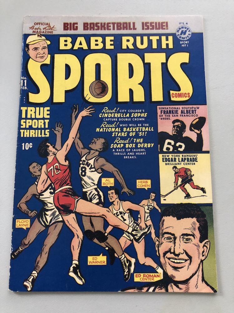 1951 "Babe Ruth" Issue #11 Sports Comics Comic Book