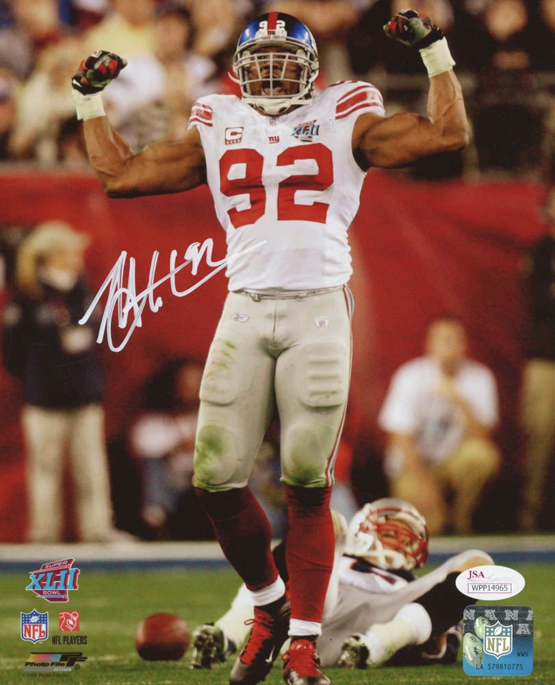 Michael Strahan Signed New York Giants 8x10 Photo (JSA COA)