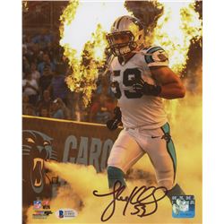 Luke Kuechly Signed Carolina Panthers 8x10 Photo (Beckett COA)