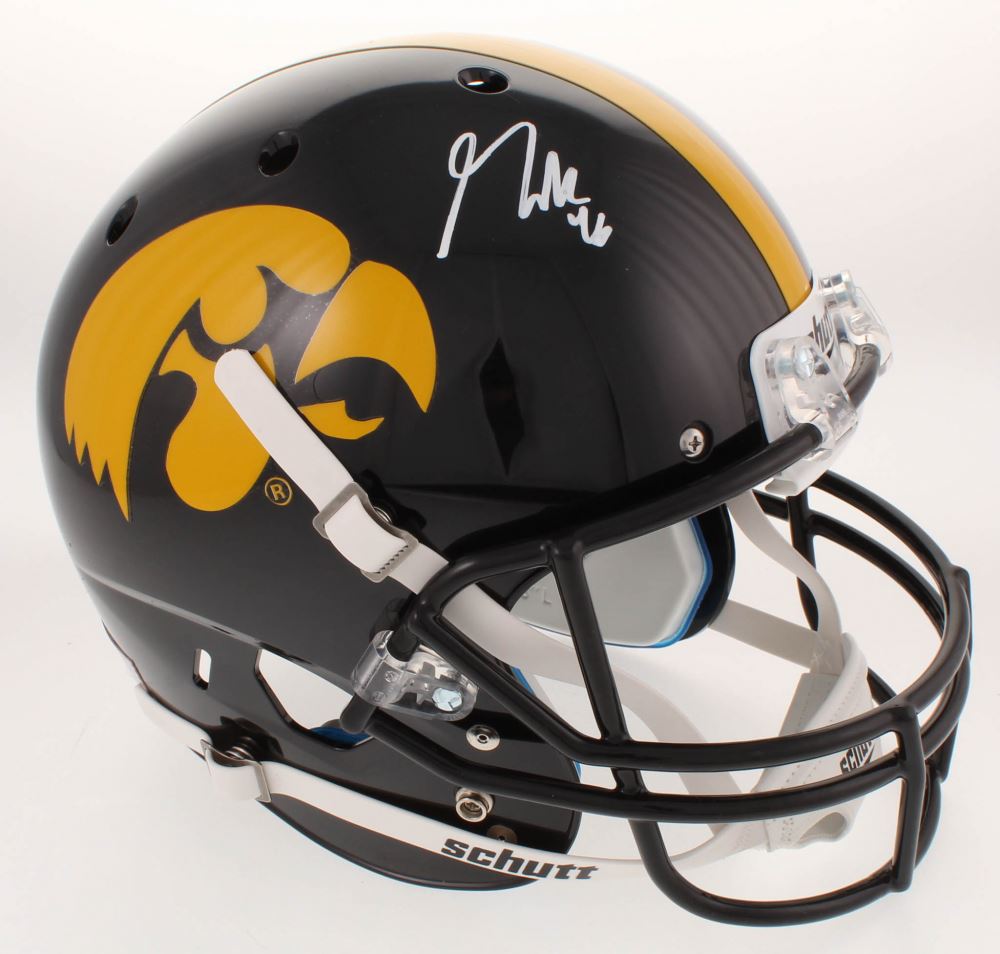 George Kittle Signed Iowa Hawkeyes Full-Size Helmet (Radtke COA)