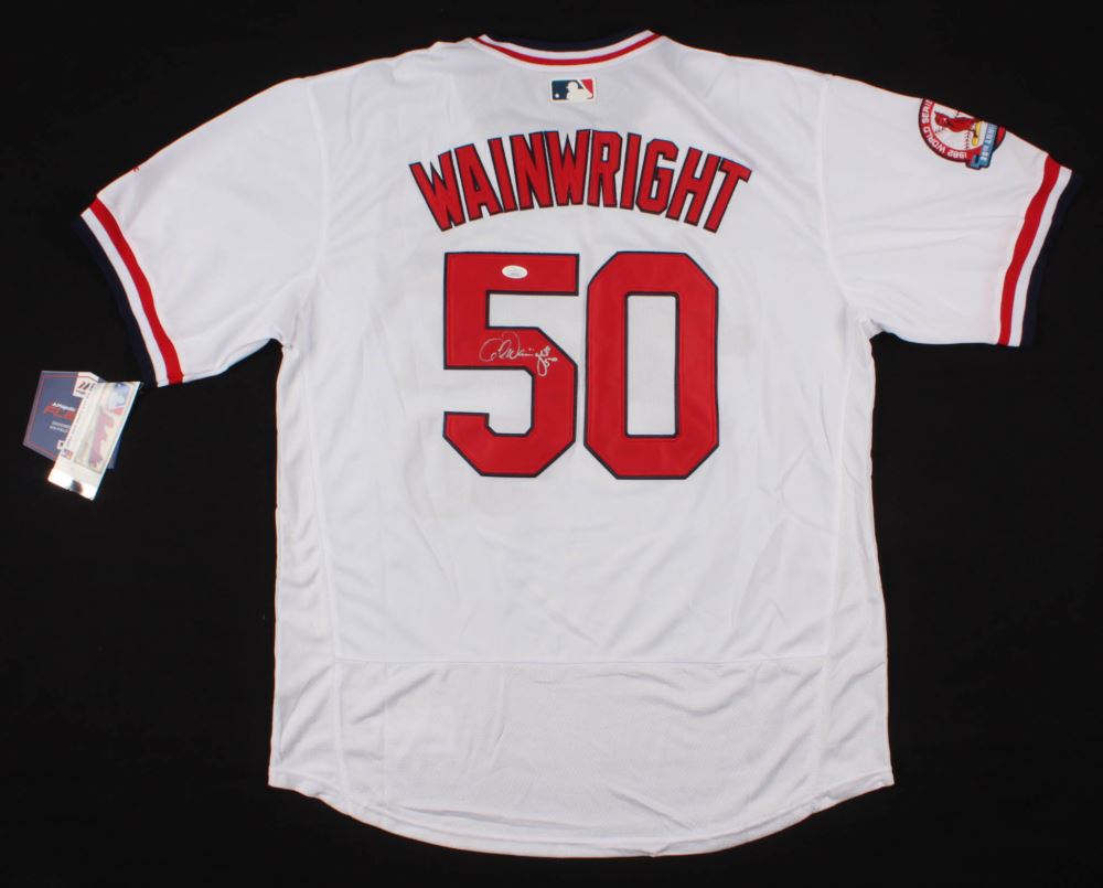 Adam Wainwright Signed St. Louis Cardinals Jersey (JSA COA)