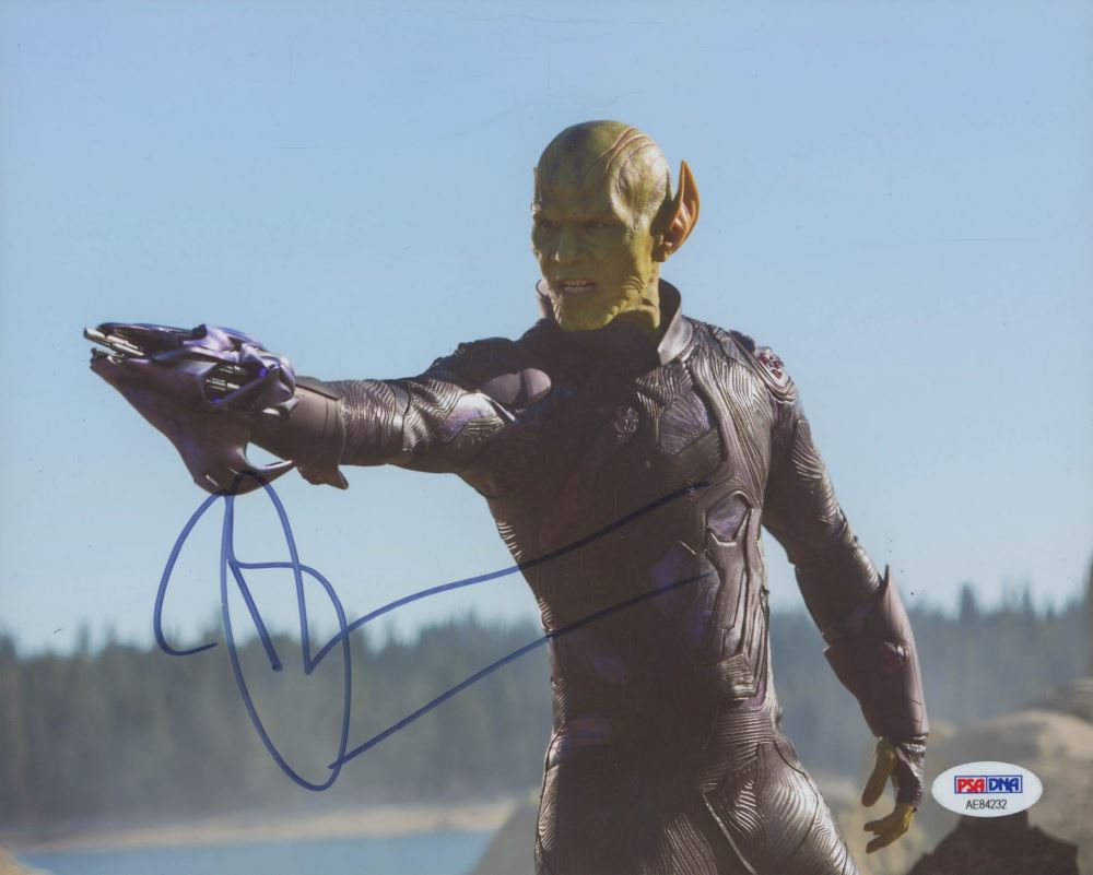 Ben Mendelsohn Signed "Captain Marvel" 8x10 Photo (PSA COA)