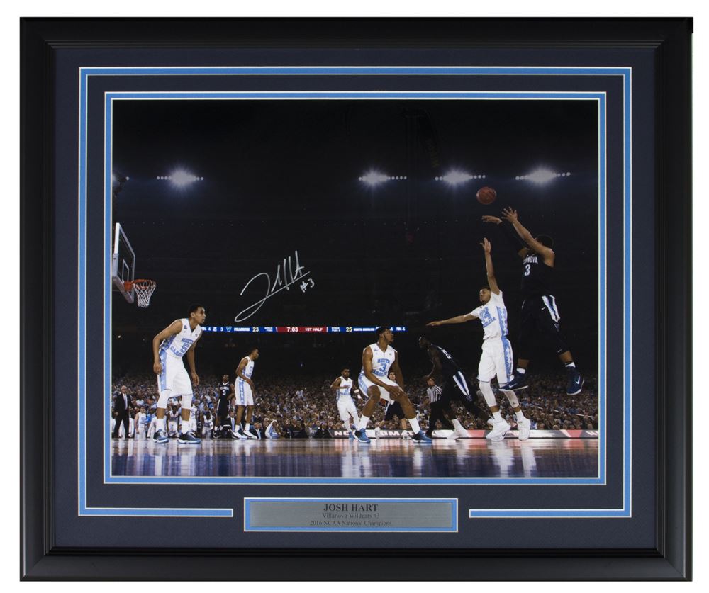 Josh Hart Signed Villanova Wildcats 22x27 Custom Framed Photo Display ...