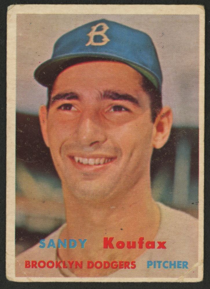 1957 Topps #302 Sandy Koufax