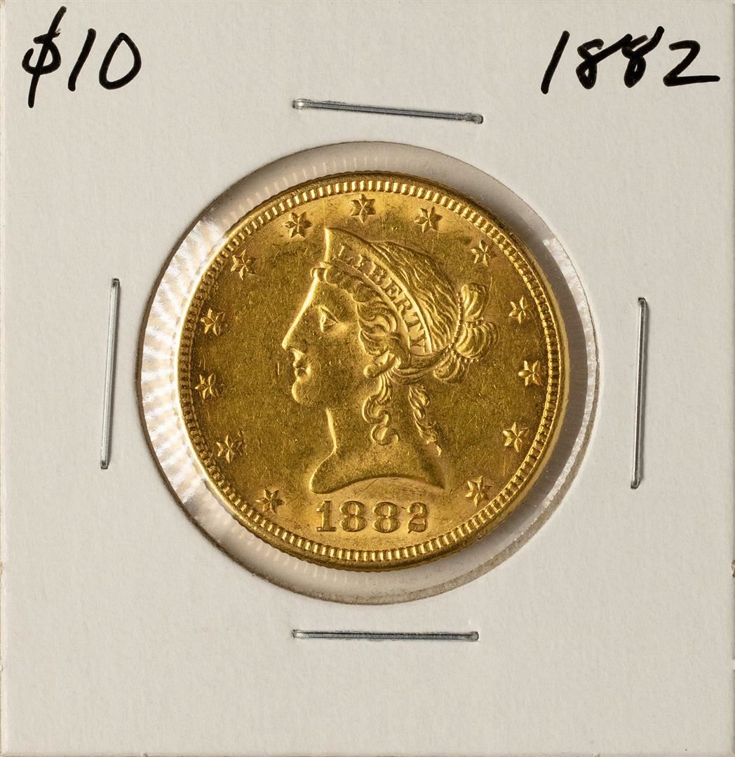 1882 $10 Liberty Head Eagle Gold Coin