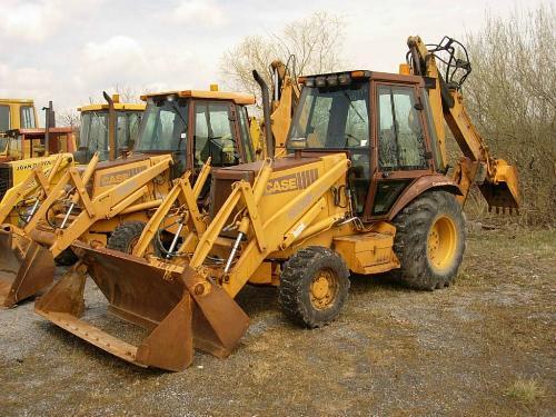 126 580SK Turbo Case Backhoe, 4x4 Extendahoe SN JJ60179