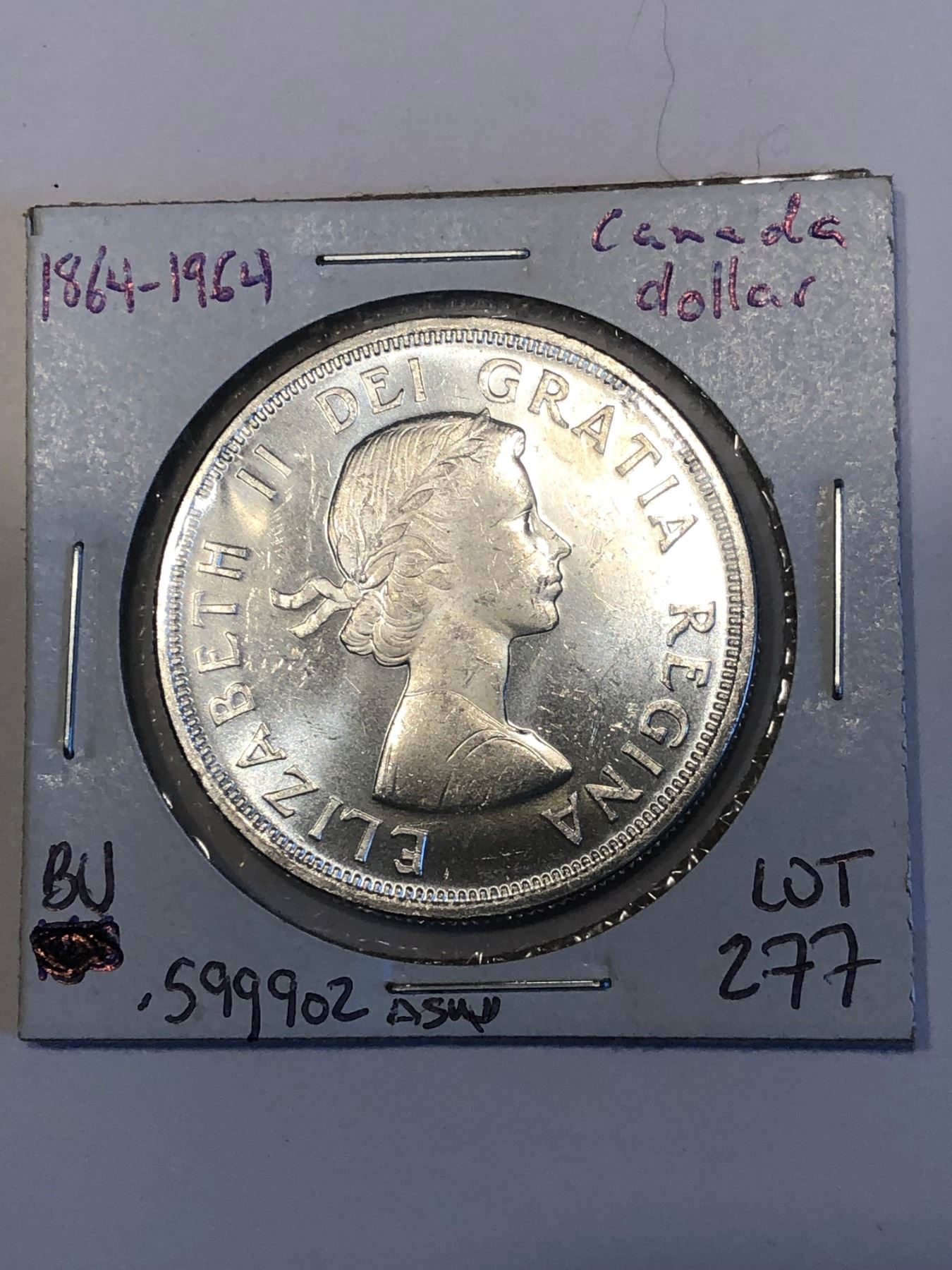 Brilliant Uncirculated 1964 PROOF Canada Quebec Silver Dollar brilliant-uncirculated-1964-proof-canada-quebec-silver-dollar