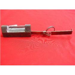 Antique Chinese Brass Lock and Key
