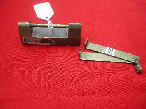 Antique Chinese Brass Lock and Key