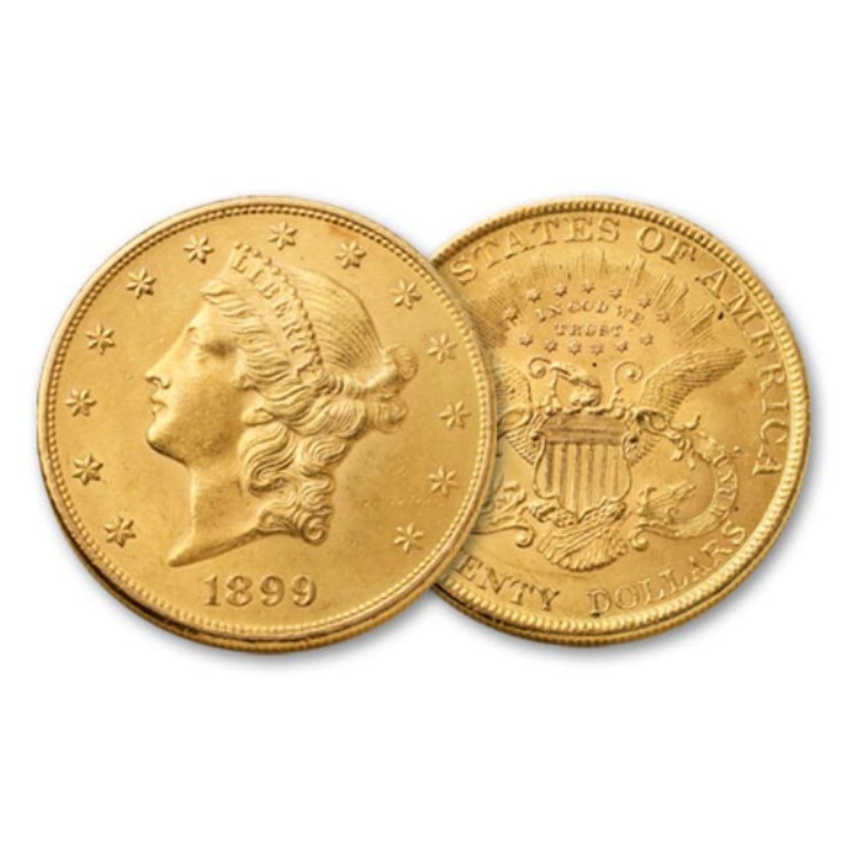 1899 $ 20 Gold Liberty Double Eagle