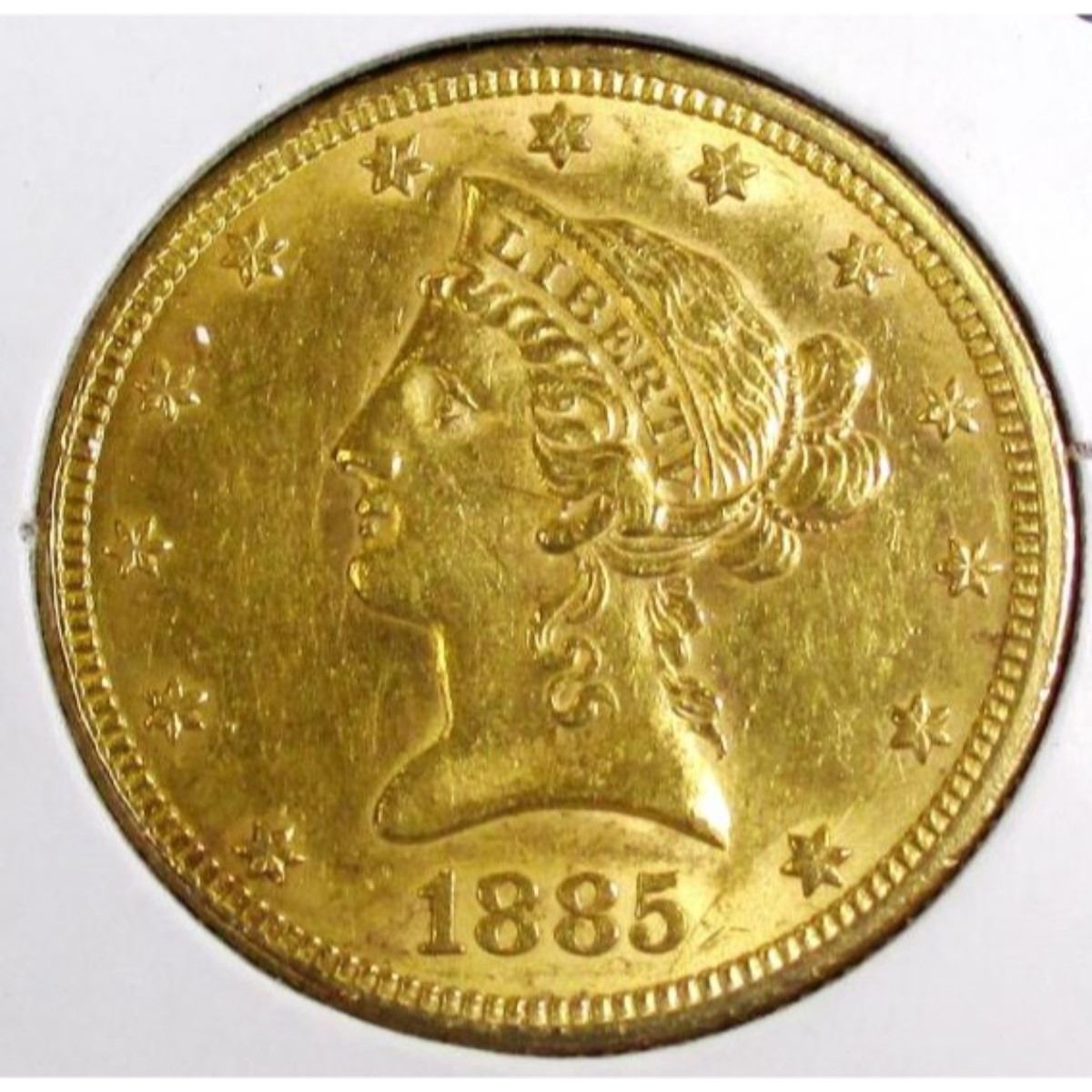 1885 $ 10 Gold Liberty Eagle