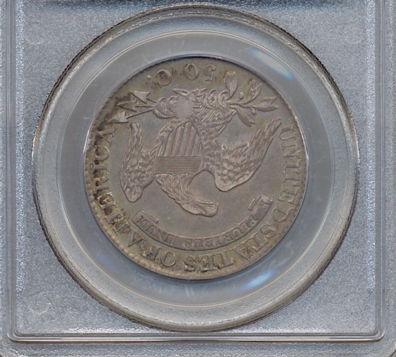 1826 Liberty Bust Half Dollar Coin PCGS AU50